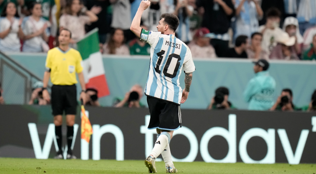 Messi scores, leads Argentina in must-win over Mexico at World Cup