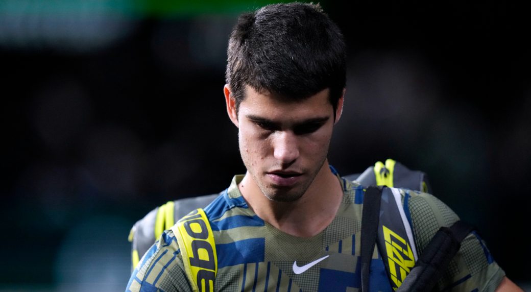 World No. 1 Carlos Alcaraz out for rest of the season with muscle tear