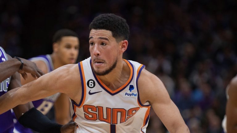 Suns star Devin Booker out at least four weeks with groin injury ...
