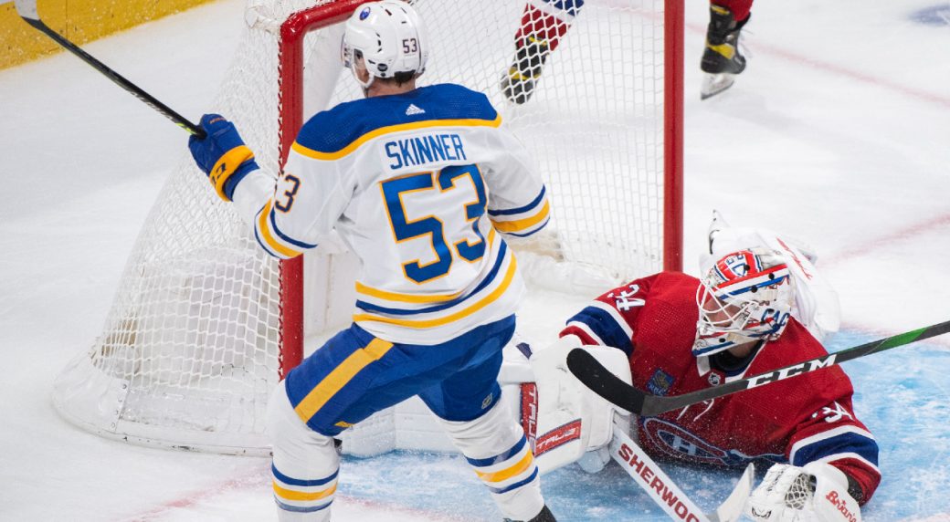 Sabres snap eight-game skid behind Skinner's five-point effort in win ...