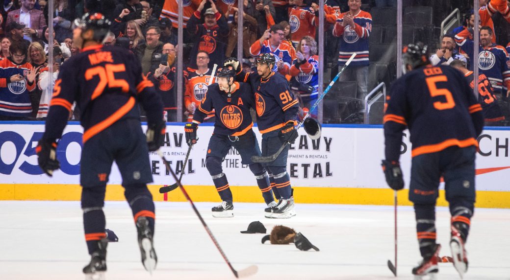 Good times in Oil Country: Oilers’ big guns dominate in victory over ...