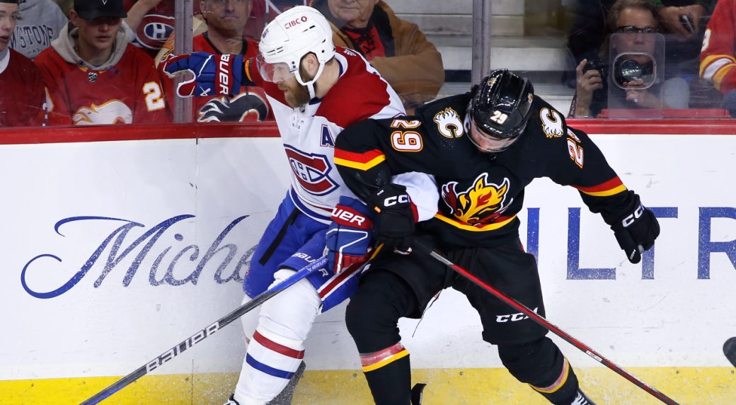 Canadiens' Suzuki, Dach win it in shootout after wild game vs. Flames