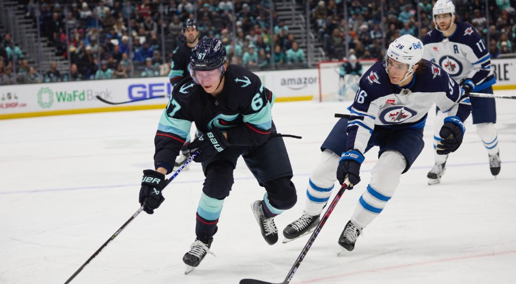 Jets' five-game road winning streak ends against Kraken