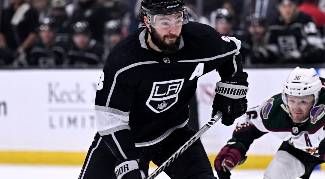 Kings' Doughty out vs. Blue Jackets, listed as day-to-day
