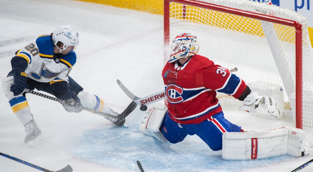 Canadiens hold off late push by Blues to snap seven-game skid