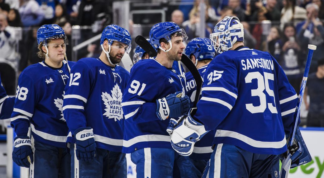 Marner hits 500-point milestone in Maple Leafs' win over Red Wings