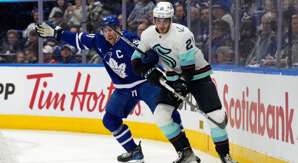 Tavares scores lone goal for Maple Leafs, Kraken grab the win