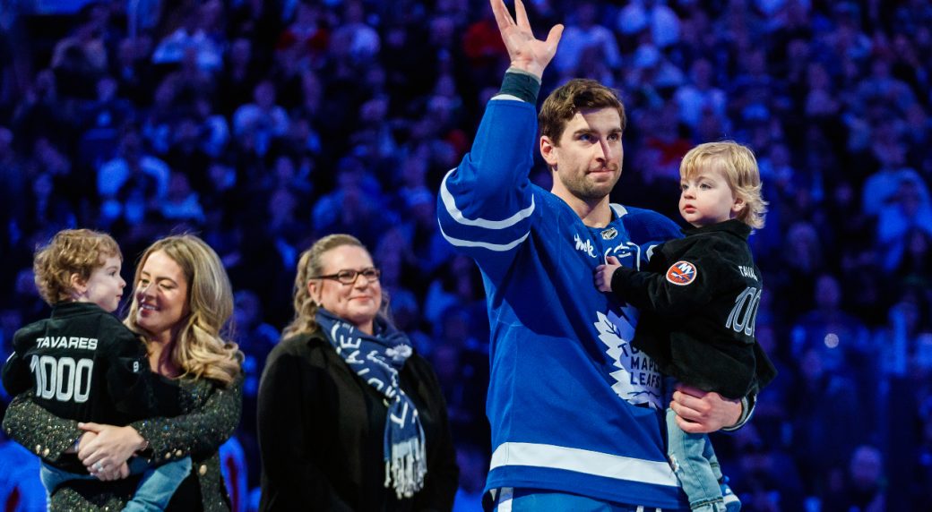 Leafs captain John Tavares reflects on reaching 1,000 career games played