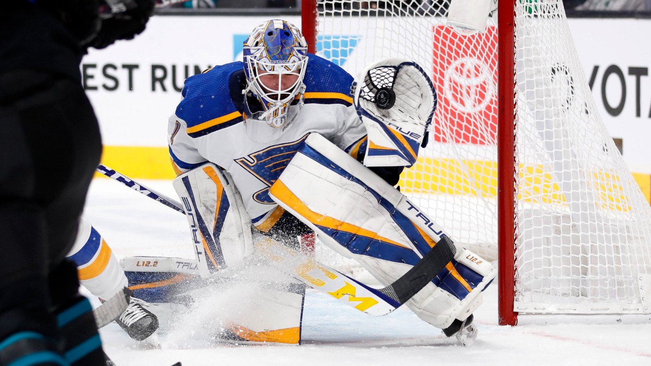 Blues sign goaltender Joel Hofer to two-year, $1.55M contract extension ...