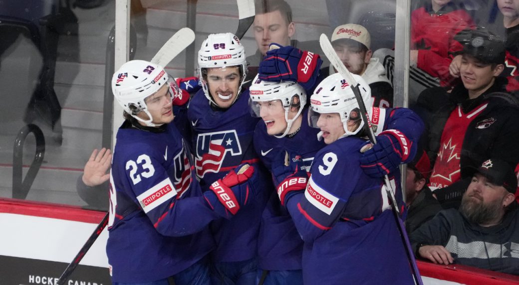 Jets prospect Lucius completes hat trick in OT as U.S. tops Sweden for ...