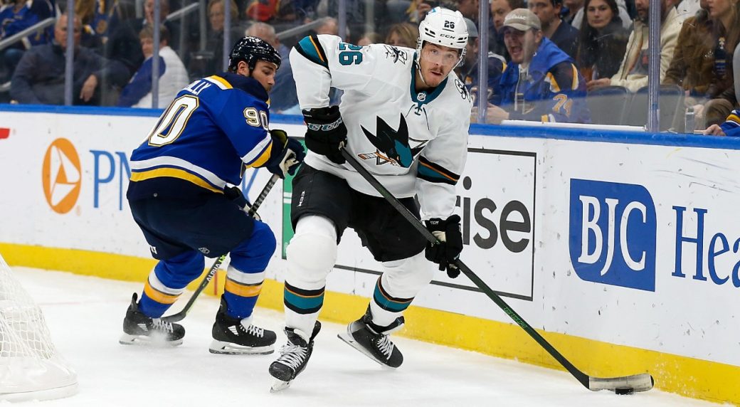 Red Wings acquire Jasper Weatherby from Sharks for Kyle Criscuolo