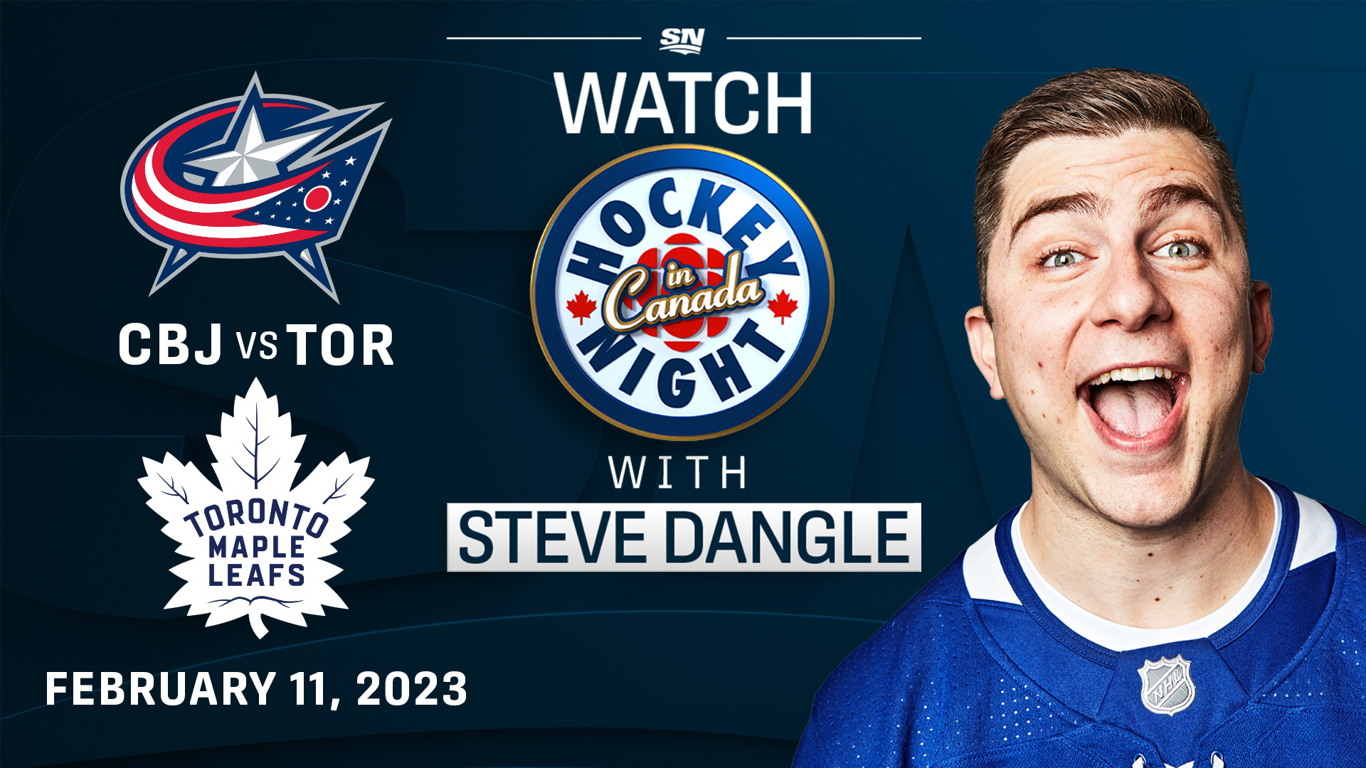 Watch Hockey Night in Canada with Steve Dangle: Maple Leafs vs. Blue ...