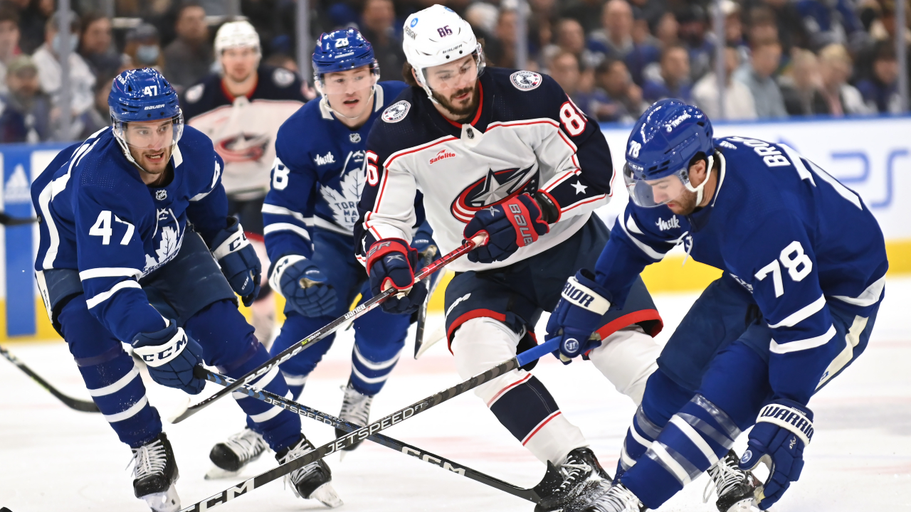 Maple Leafs blow early lead, fall short to the Blue Jackets - Sportsnet.ca