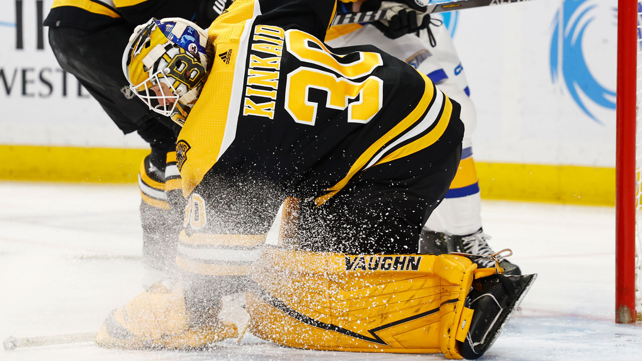 Avalanche acquire goaltender Keith Kinkaid from Bruins for Shane Bowers ...