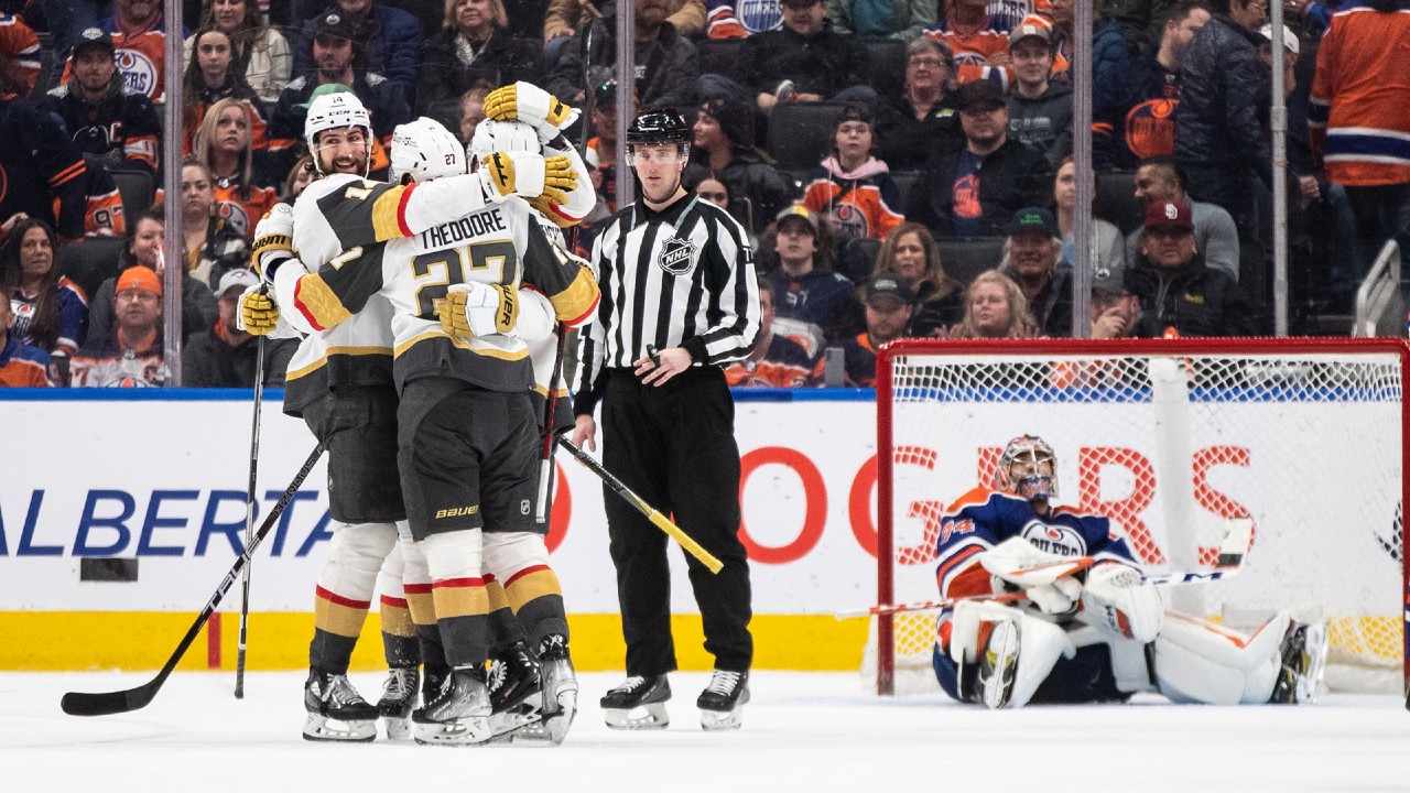 Roy scores overtime winner as Golden Knights tip Oilers - Sportsnet.ca