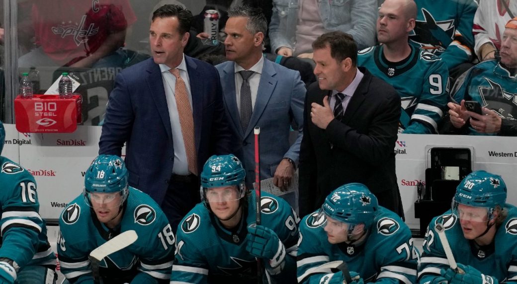 Sharks coach David Quinn fined $25K after ejection against Capitals