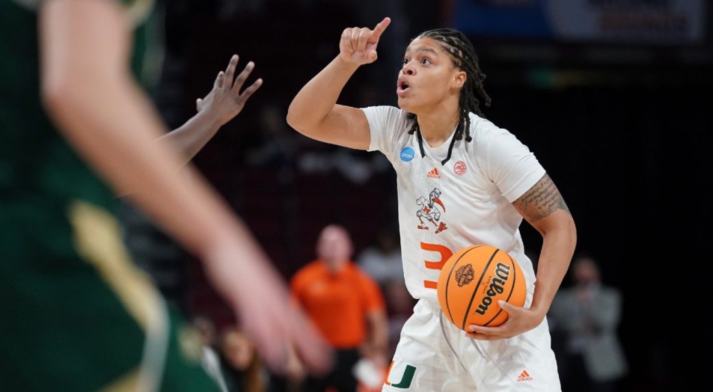Women's March Madness Roundup: Miami shocks No. 1 Indiana, Edwards ...