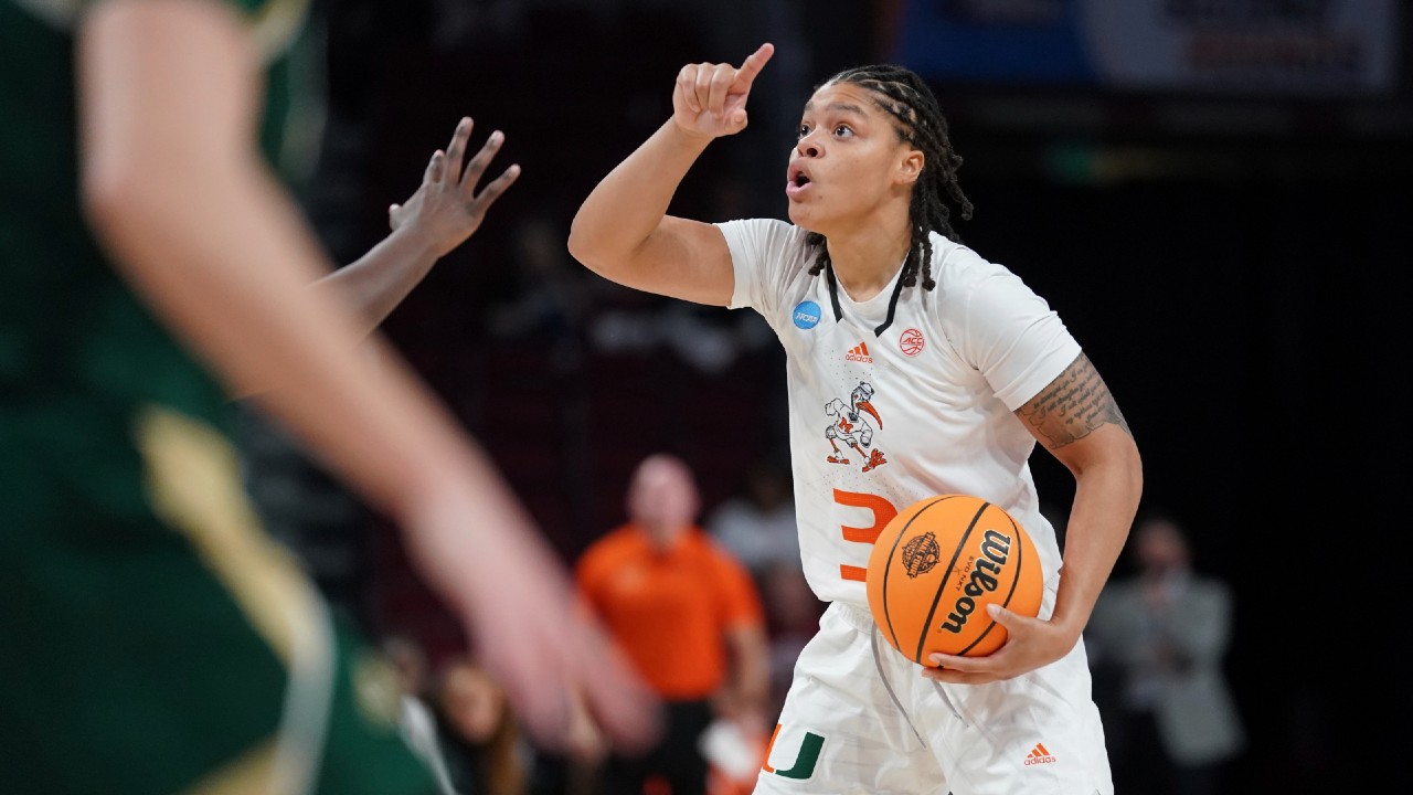 Women's March Madness Roundup: Miami shocks No. 1 Indiana, Edwards ...