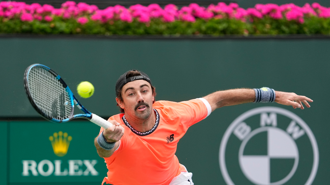 Aussie Thompson takes down Tsitsipas at BNP Paribas Open - Sportsnet.ca