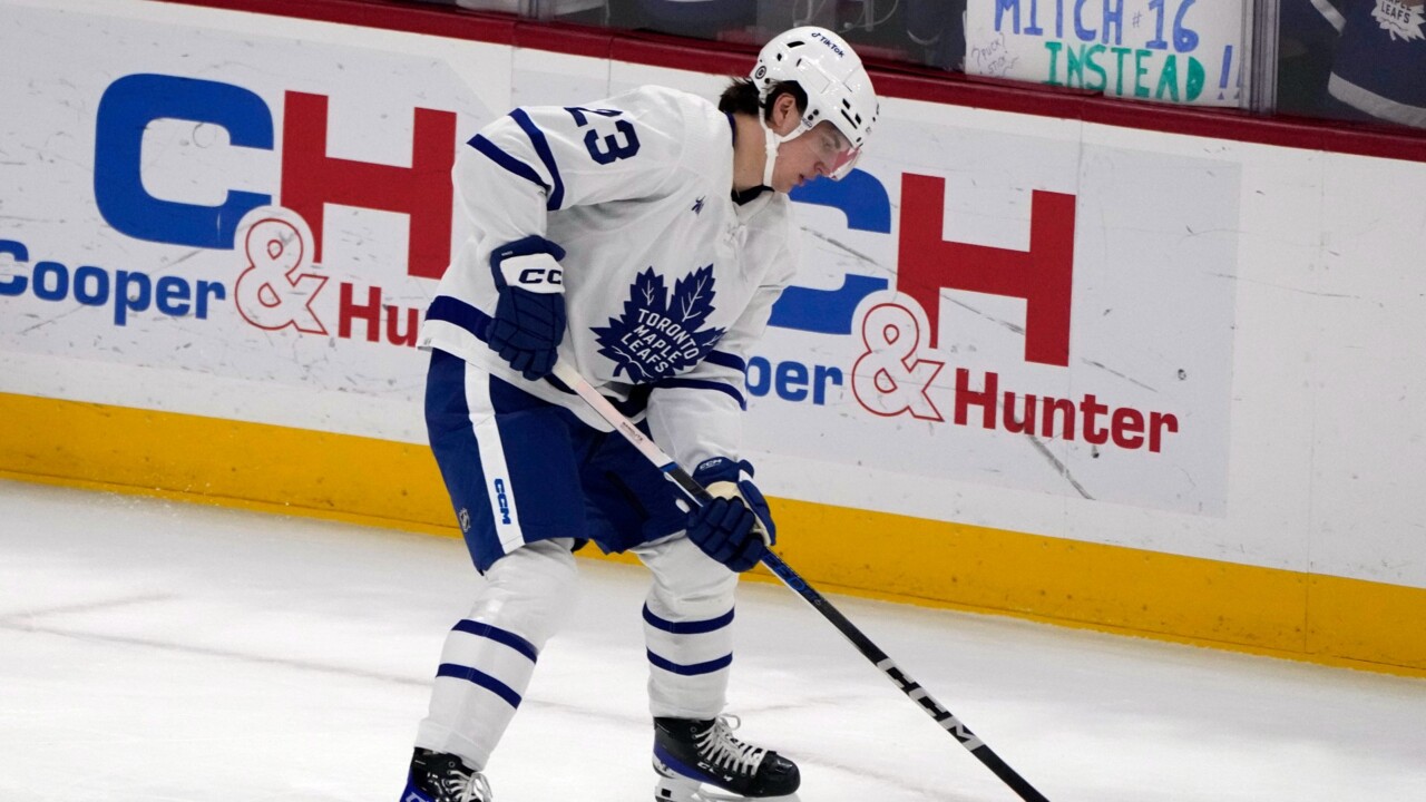 ‘Get that joy back’: Matthew Knies makes meaningful Maple Leafs debut ...
