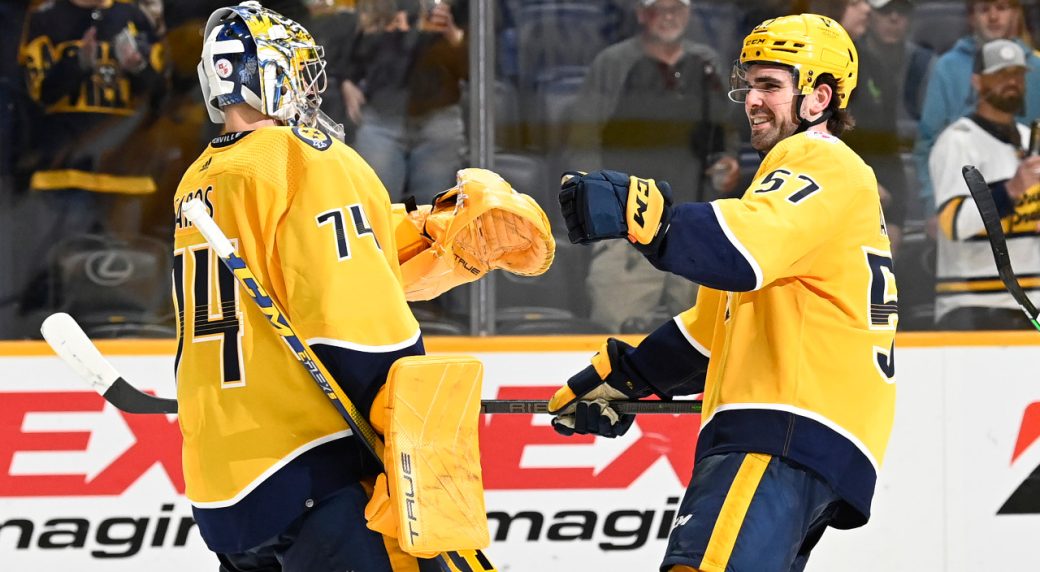 Predators move within three points of Jets for Western Conference wild-card