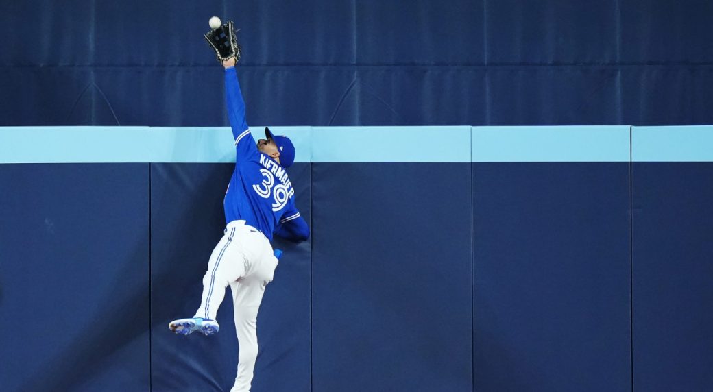 Blue Jays' Kevin Kiermaier earns Play of the Week with home run-robbing ...