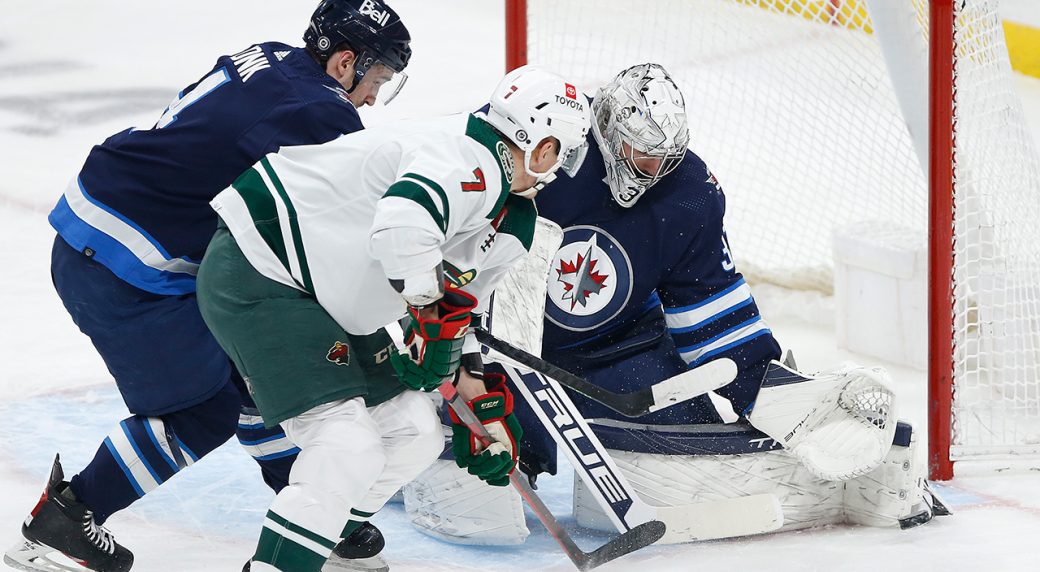 Jets' Pionk fined $5K for cross-checking Wild's Johansson