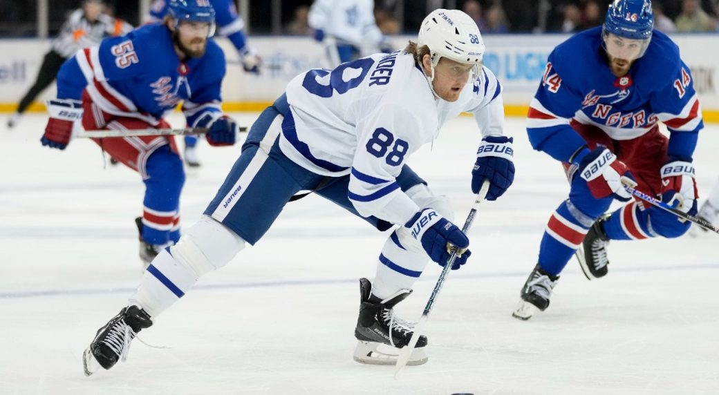Nylander scores 40, Knies looks playoff-ready as Maple Leafs wrap 50 ...