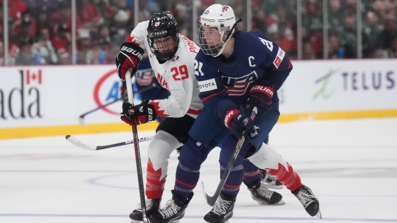 Team Canada hockey players Marie-Philip Poulin and Laura Stacey engaged ...