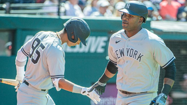 Cordero homers as Yankees edge Guardians in series finale, Boone ejected - Sportsnet.ca