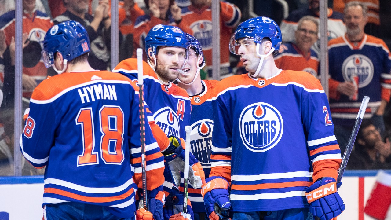 Oilers clinch playoff spot, Draisaitl hits 50-goal mark with hat trick ...