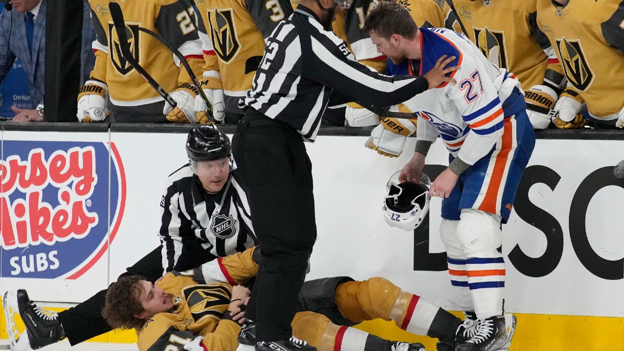 Oilers, Golden Knights trade post-game barbs after penalty-filled Game ...