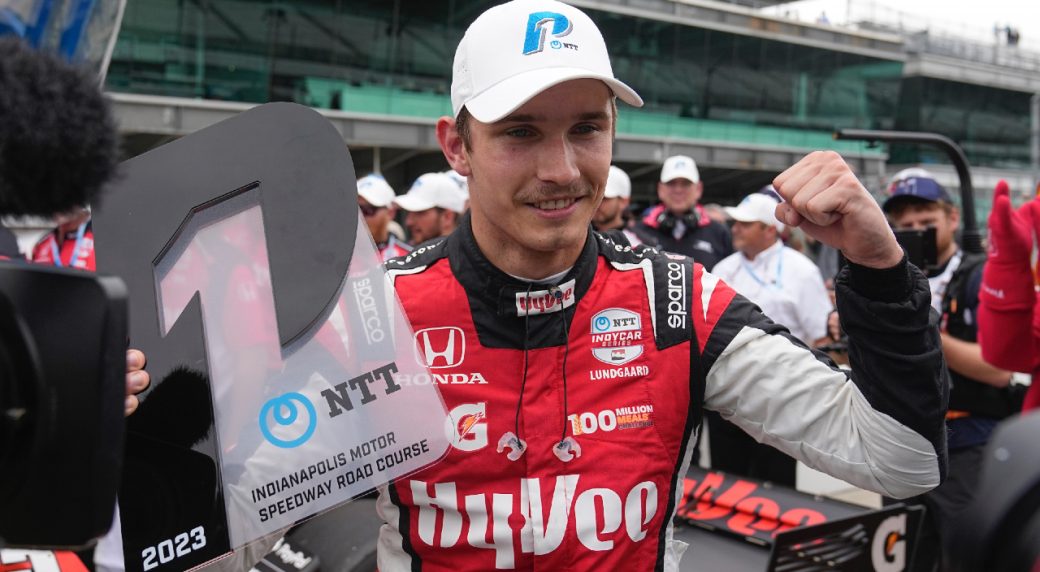 Christian Lundgaard claims first career pole at Indianapolis Grand Prix