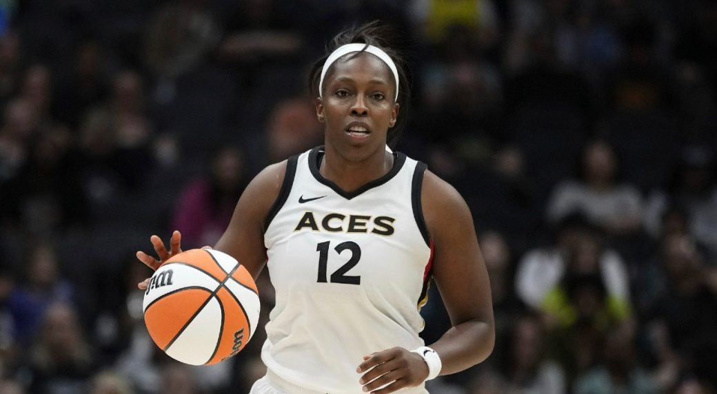Aces' Gray, Stokes out for Game 4 of WNBA Finals vs. Liberty