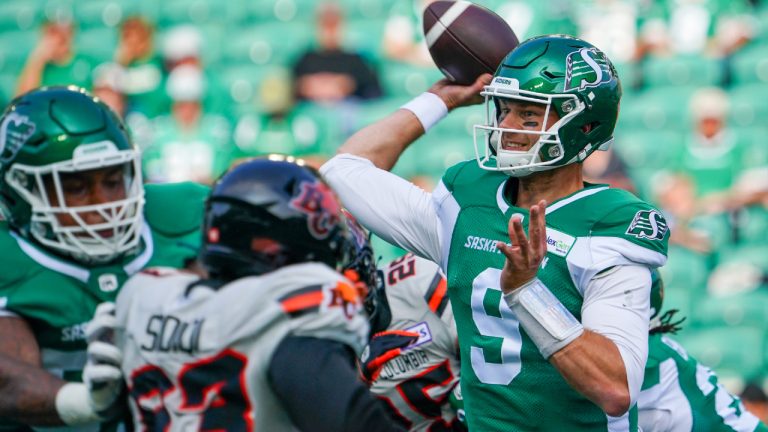 Roughriders rally to tip visiting Lions in CFL pre-season tilt - Sportsnet.ca