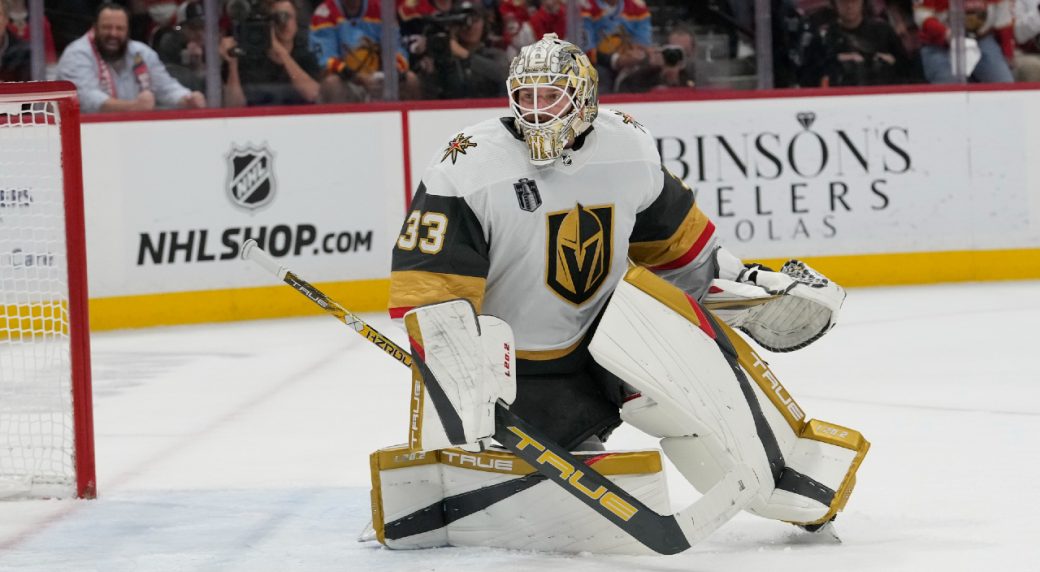 Golden Knights sign improbable playoff hero Adin Hill to two-year, $9 ...