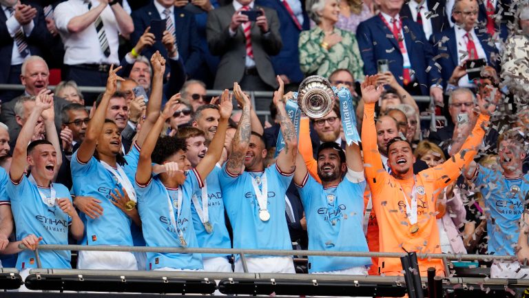 Manchester City tops rival United to win FA Cup, keeps treble hopes ...