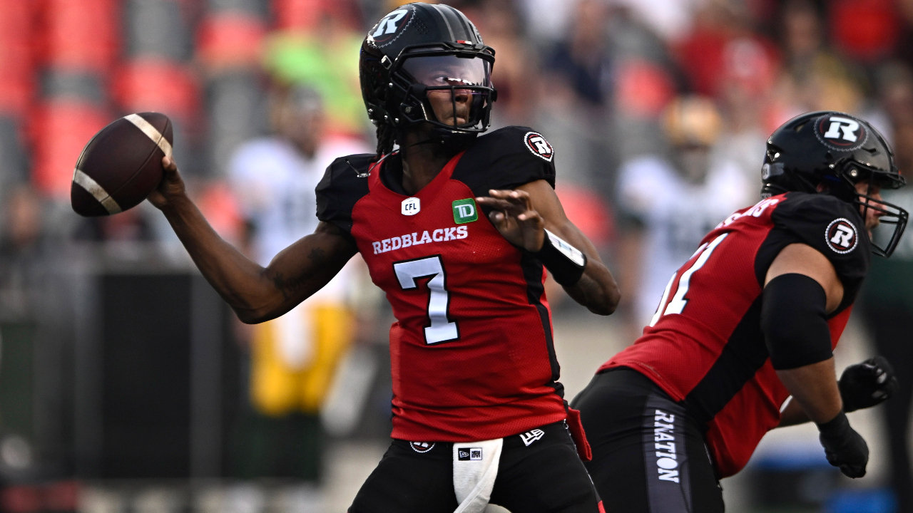 Tyrie Adams leads Redblacks over Elks in first-career start - Sportsnet.ca