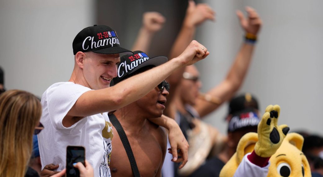 Nuggets celebrate first NBA title with parade through downtown Denver