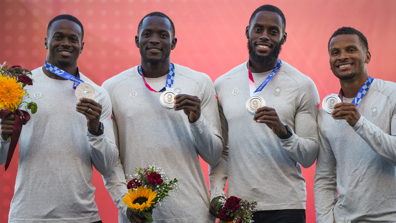Canadian men's 4x100m relay team receives silver medals in reallocation ...