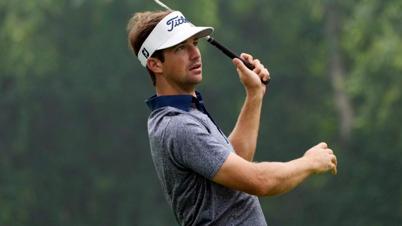 Rookie Trevor Cone shoots 63 to take the lead in the rainy Barbasol ...