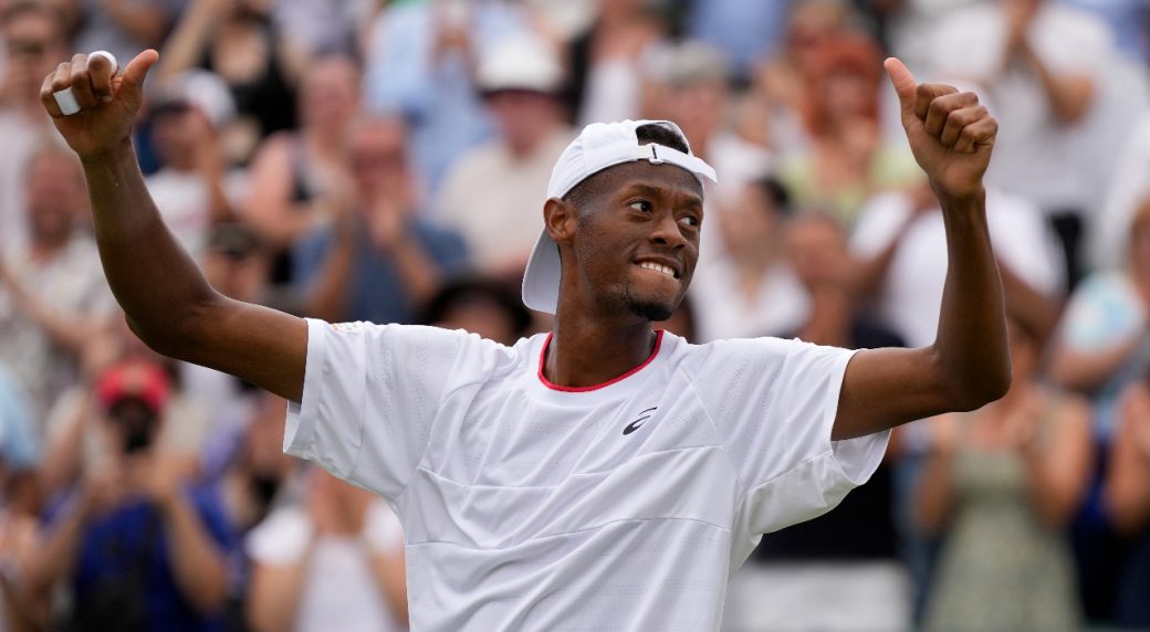 Eubanks stuns Tsitsipas at Wimbledon to reach his first Grand Slam ...