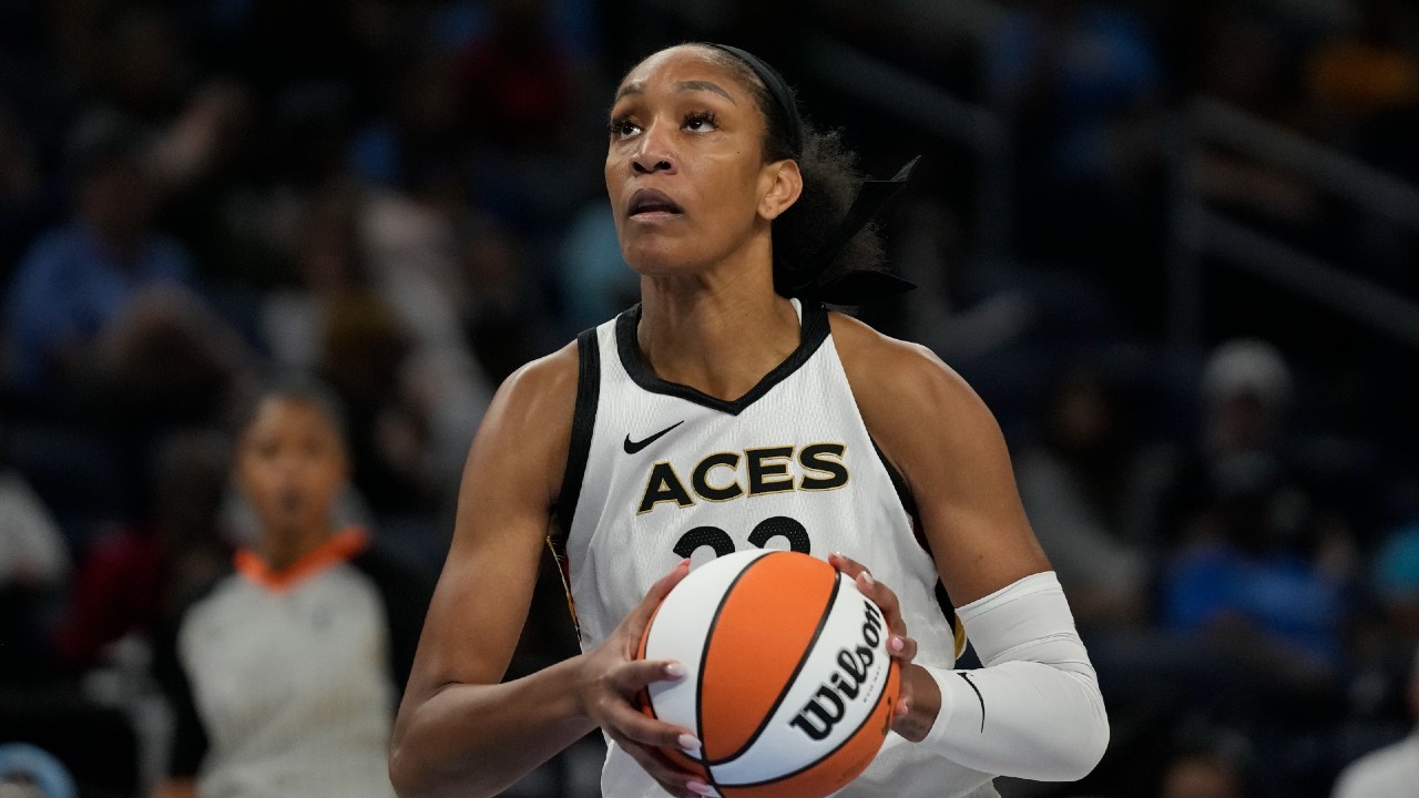 Aces star A'ja Wilson ties WNBA single-game scoring record with 53 ...