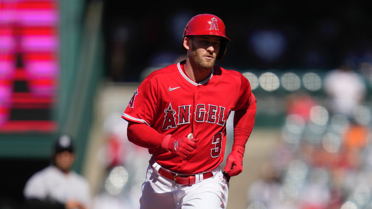 Angels’ Ward placed on IL with facial fractures after being struck by ...
