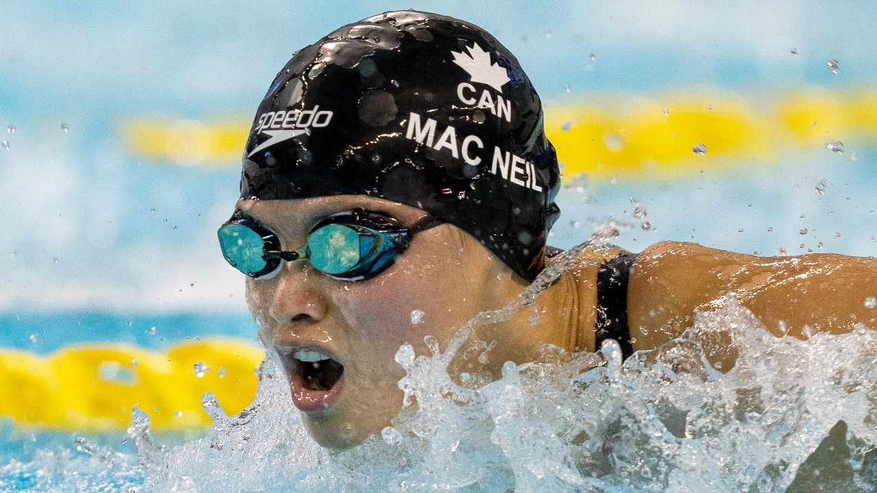 Canada's Maggie Mac Neil wins silver in 100m butterfly at world ...