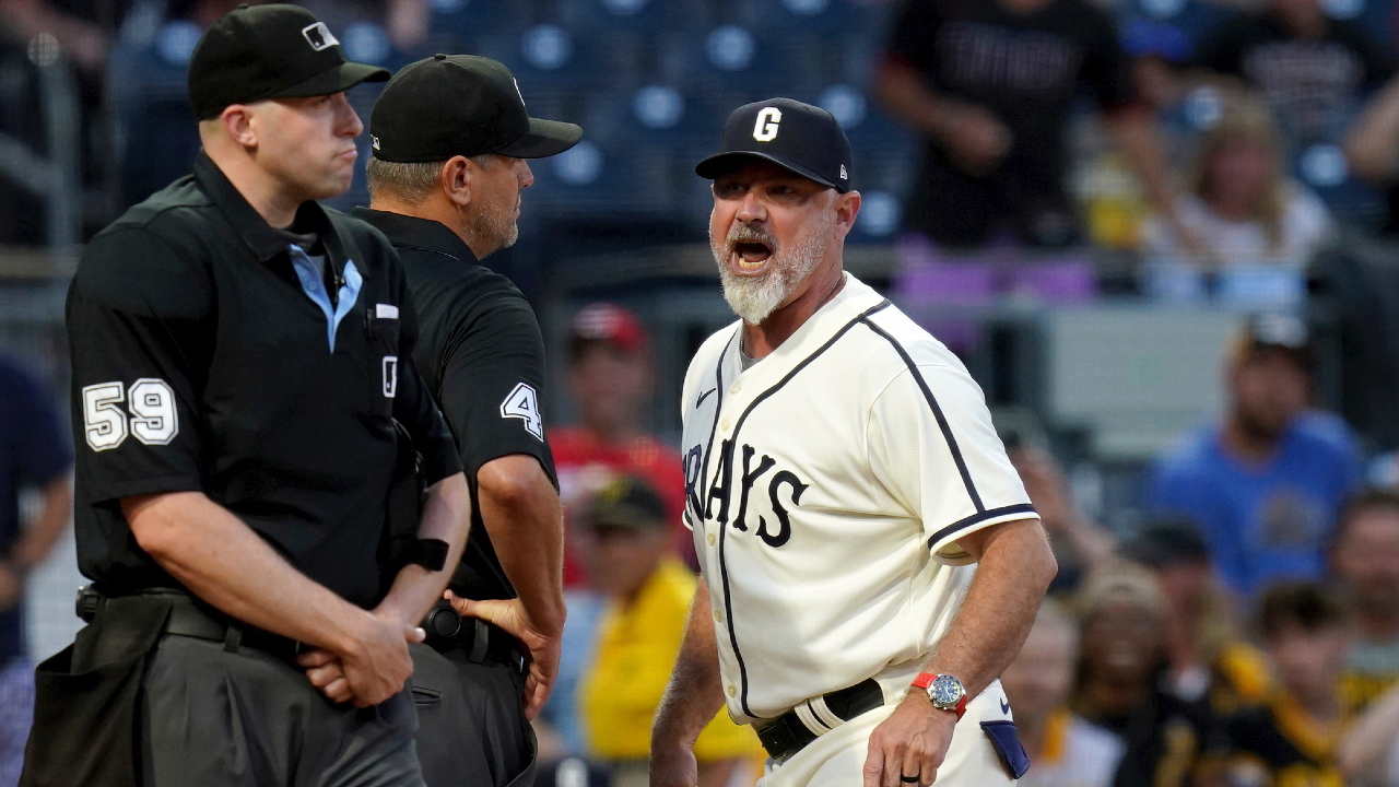 Pirates manager Derek Shelton ejected along with two coaches for ...