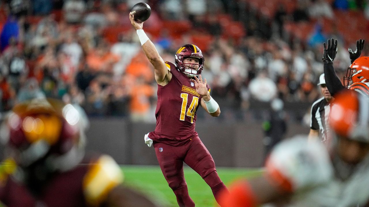 Washington Commanders pick Sam Howell as their starting quarterback ...