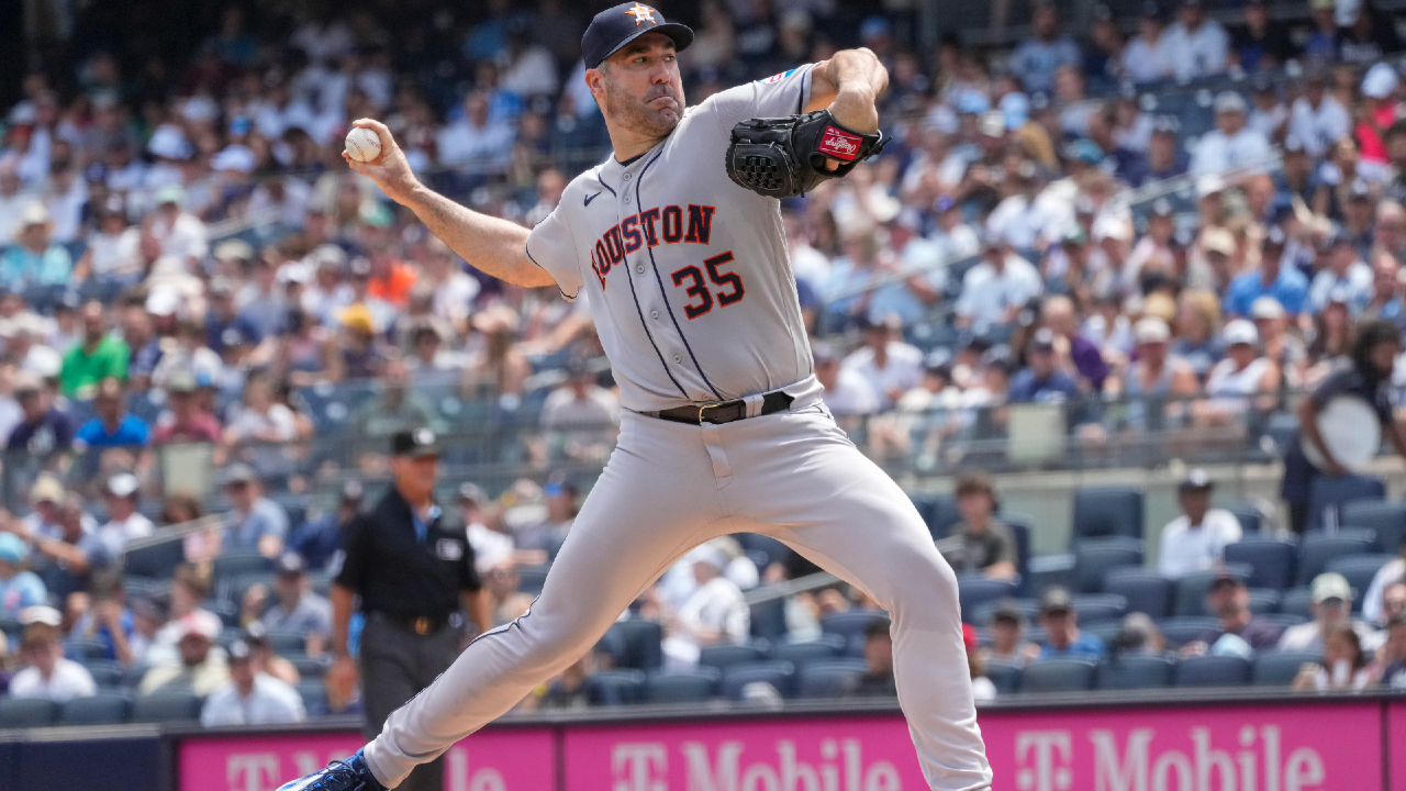MLB on SN: Verlander makes first start back with Astros vs. Yankees ...