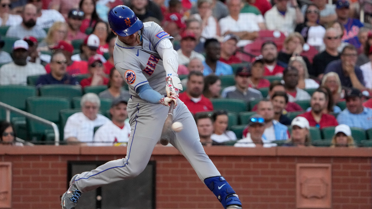 Mets slugger Pete Alonso leaves against Angels after getting hit by a ...