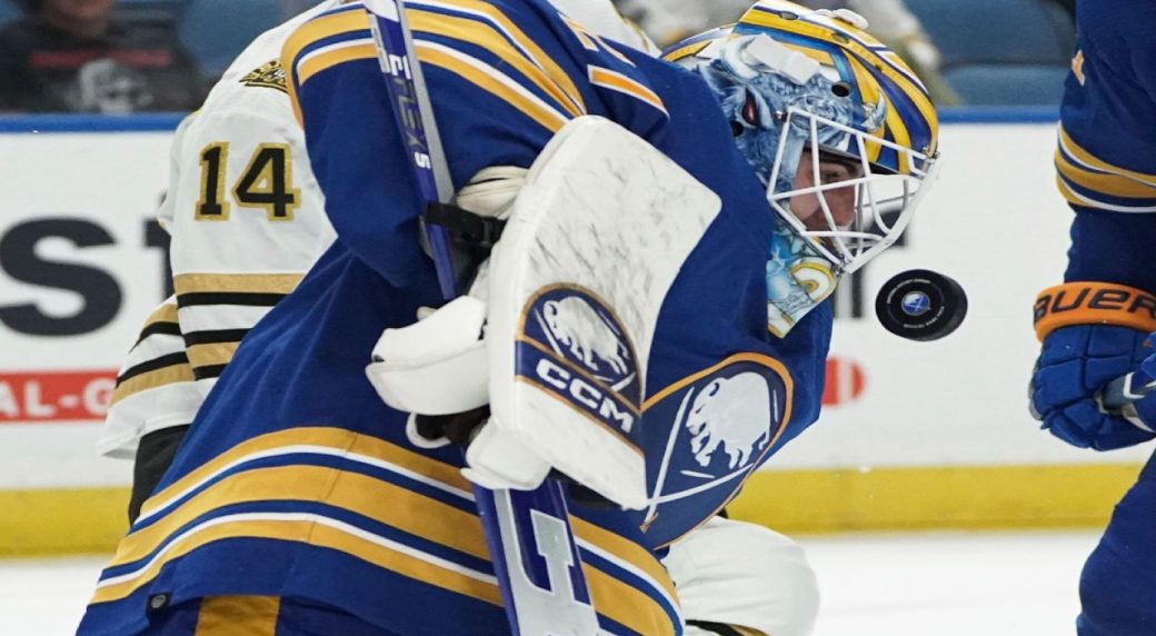 Around the NHL: Sabres' Levi, Benson day to day with lower-body injuries